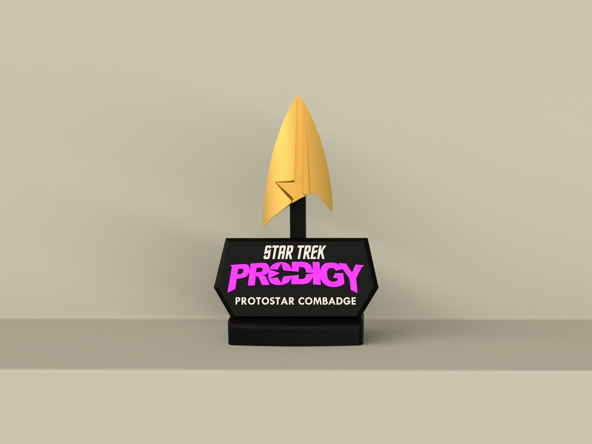 Star Trek: Prodigy Protostar Combadge by 𝗨𝗻𝗶𝗺𝗮𝘁𝗿𝗶𝘅𝗥𝗲𝗱🪐🌠 | Printables Store