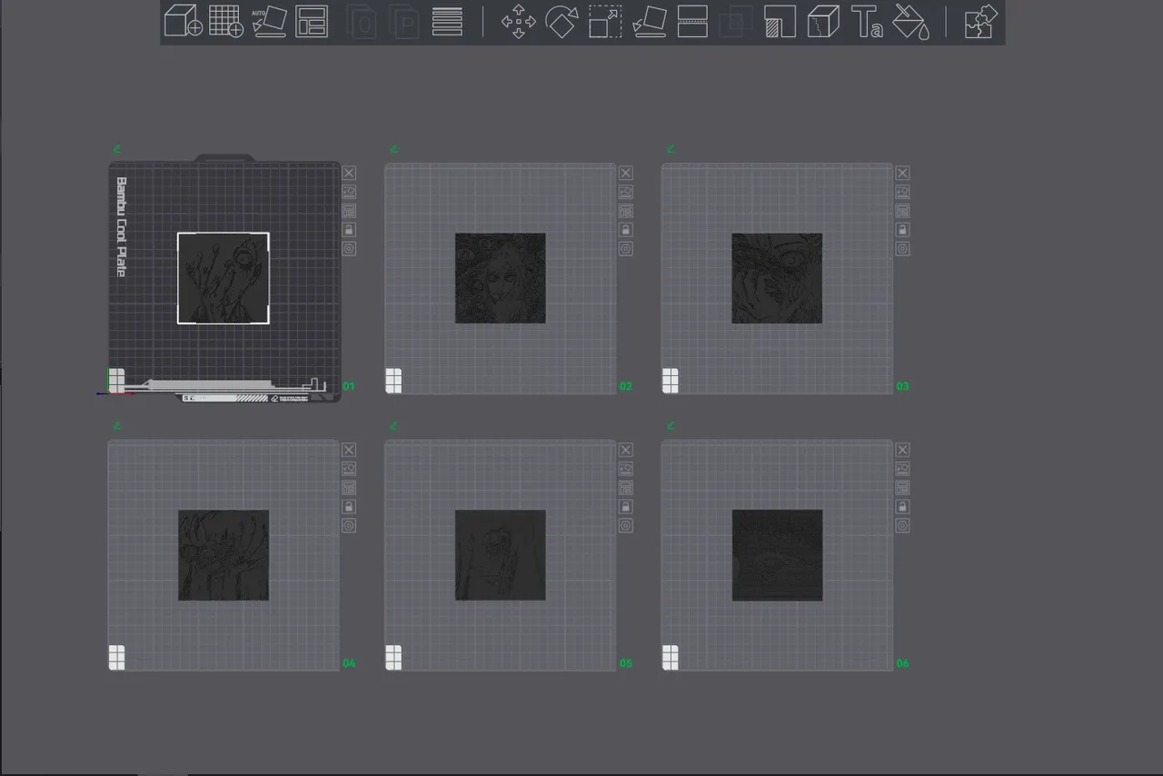 Faces - HueForge by Large Cat | Download free STL model | Printables.com