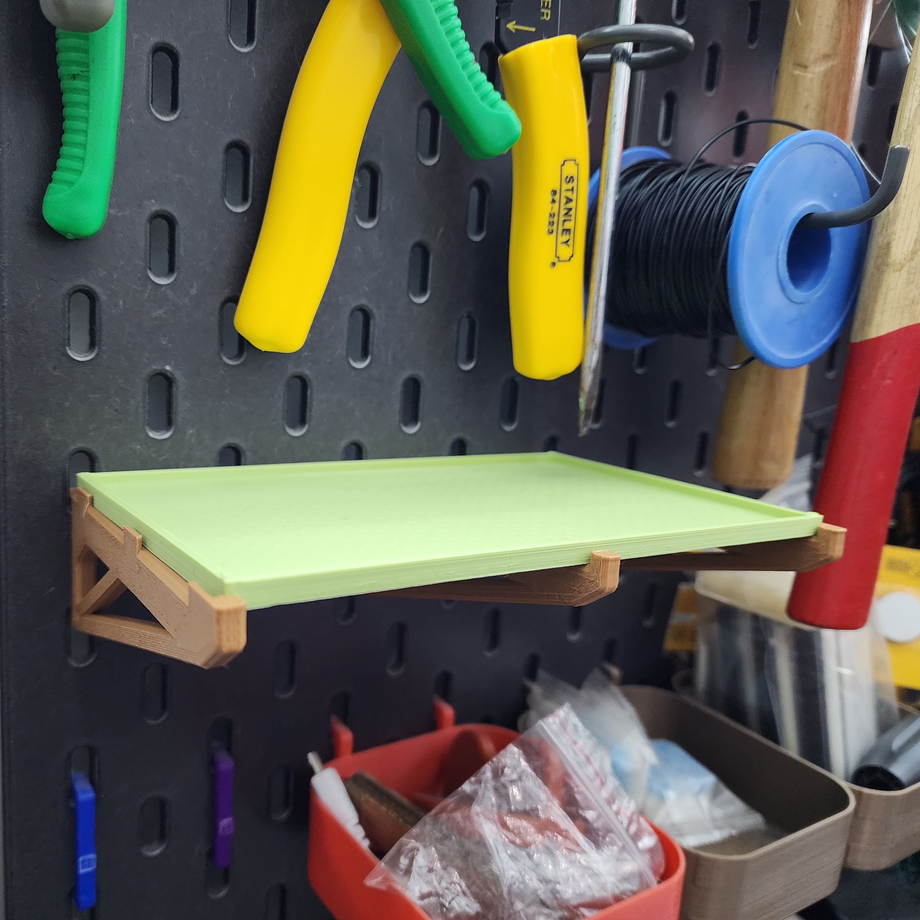 Mini Shelf Skadis ikea hanger by Moe Stone | Download free STL model ...