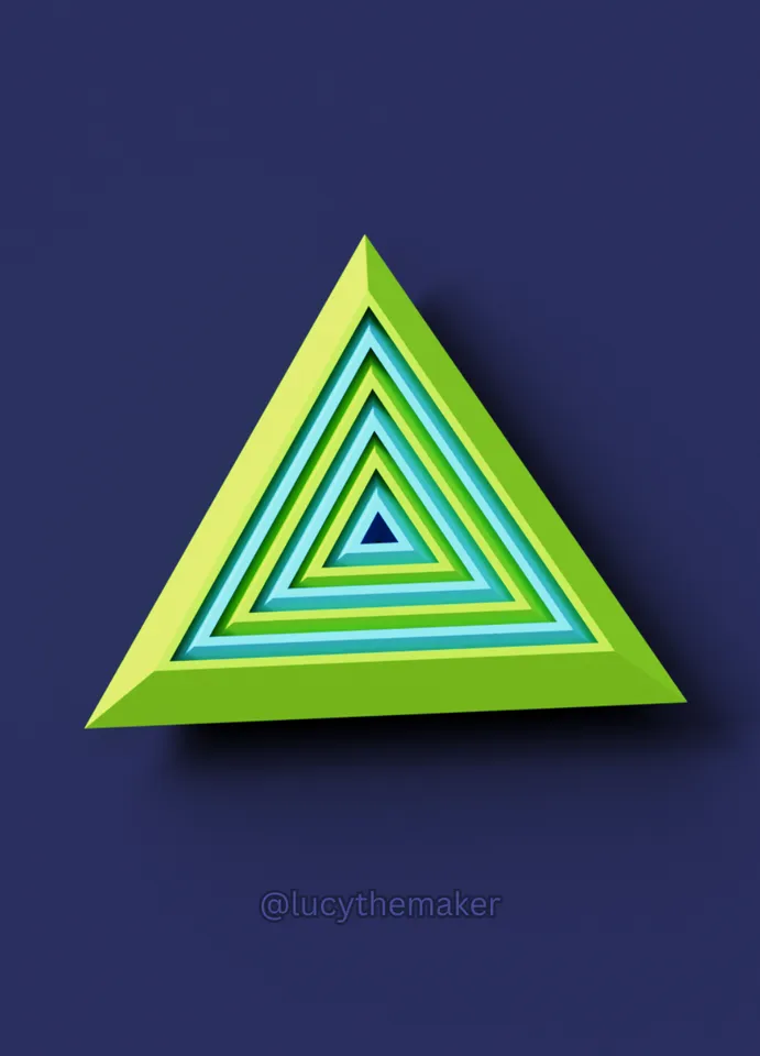 Hypnotic Triangle Fidget toy by Lucy The Maker | Download free STL ...
