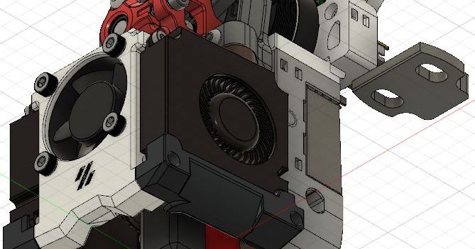 TZ V6 hotend mount for Smol Mantis Toolhead by yiutoto | Download free ...