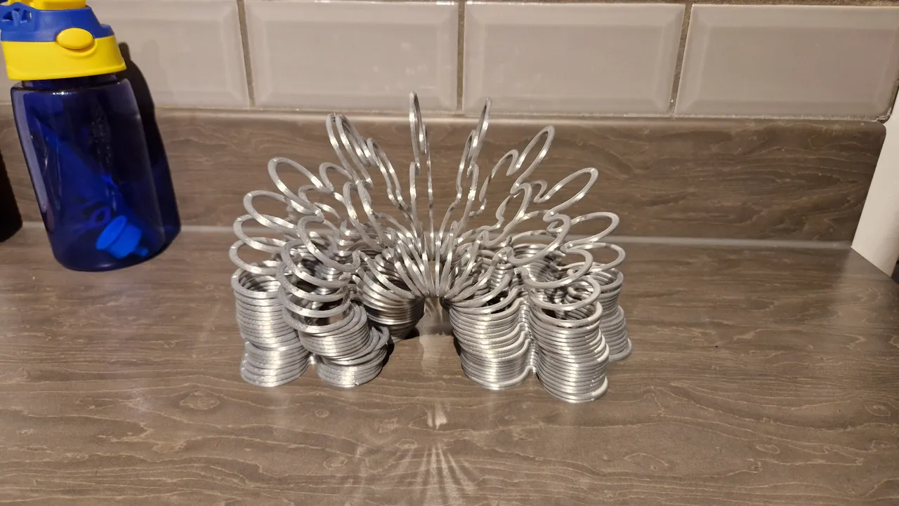 Slinky spring 5 petals flower by Martin | Download free STL model ...