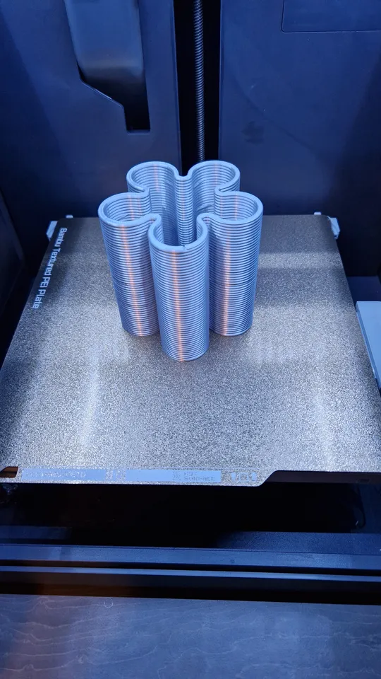 Slinky spring 5 petals flower by Martin | Download free STL model ...