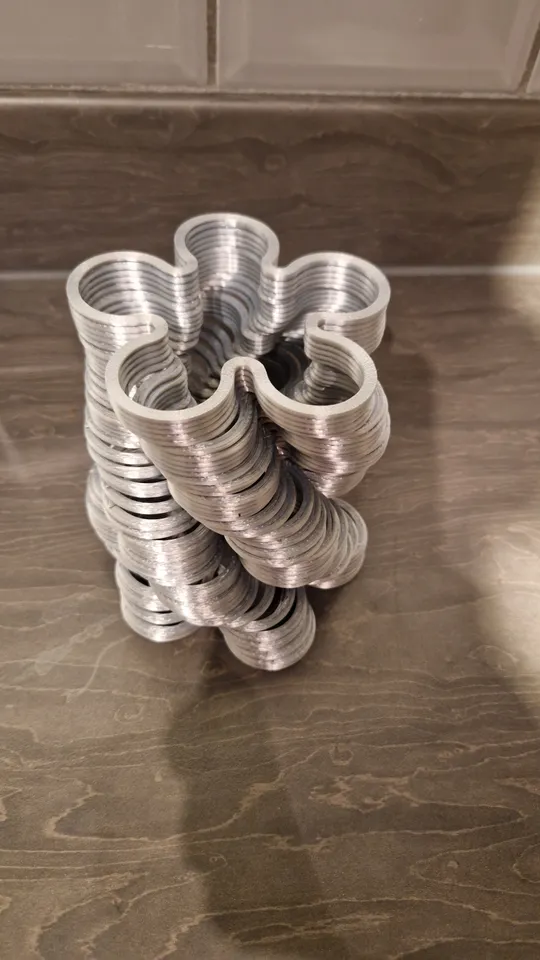 Slinky spring 5 petals flower by Martin | Download free STL model ...