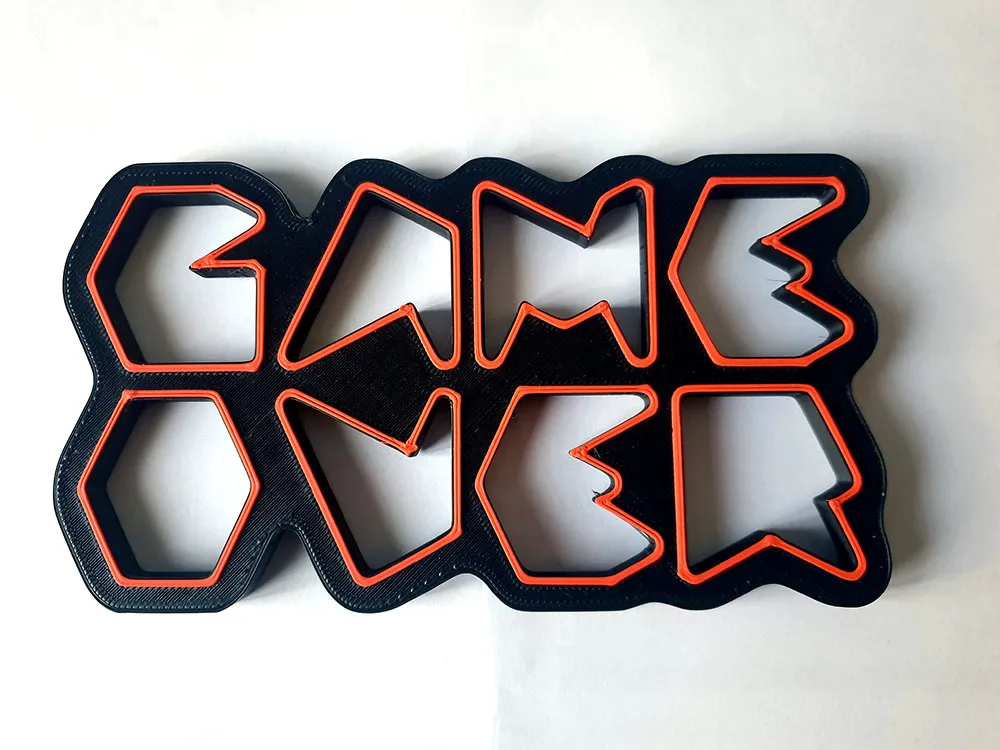 Game Over Wall Art by WindyEle | Download free STL model | Printables.com