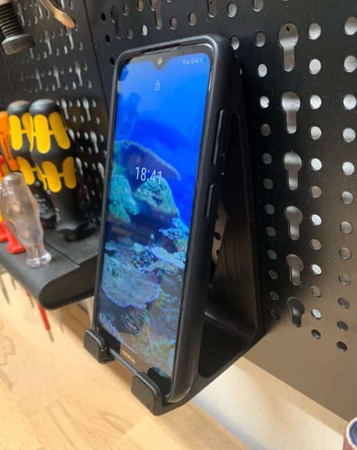Pegboard phone/tablet holder by Dominik Gneist | Download free STL ...