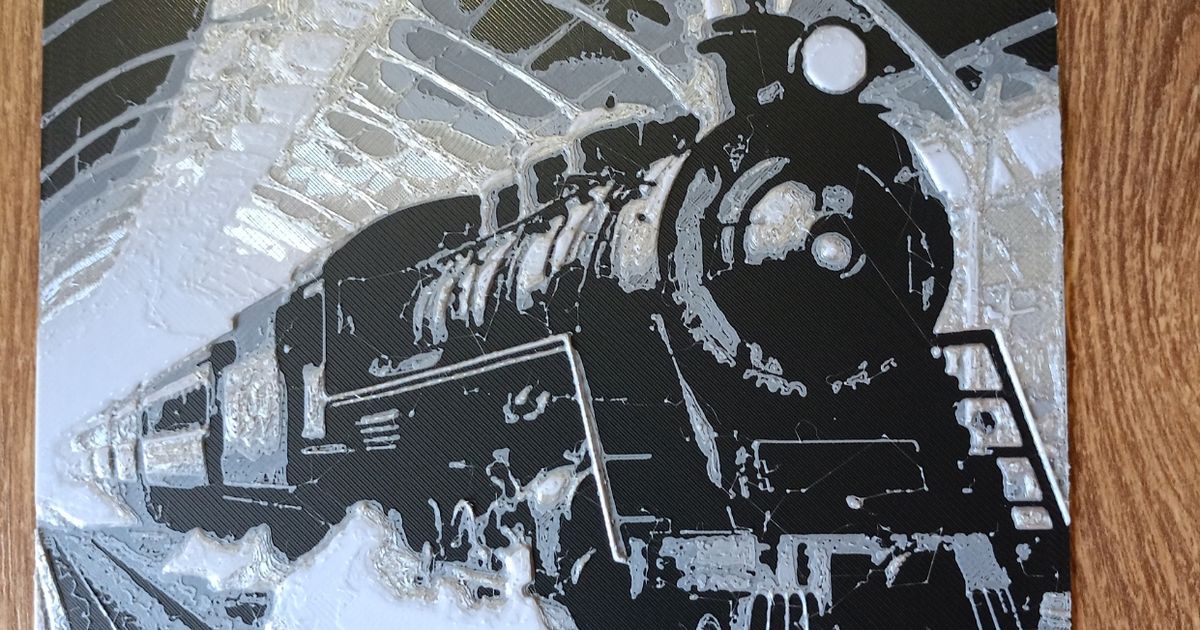 Hueforge "Steam Train" por Andys1957 | Descargar modelo STL gratuito ...