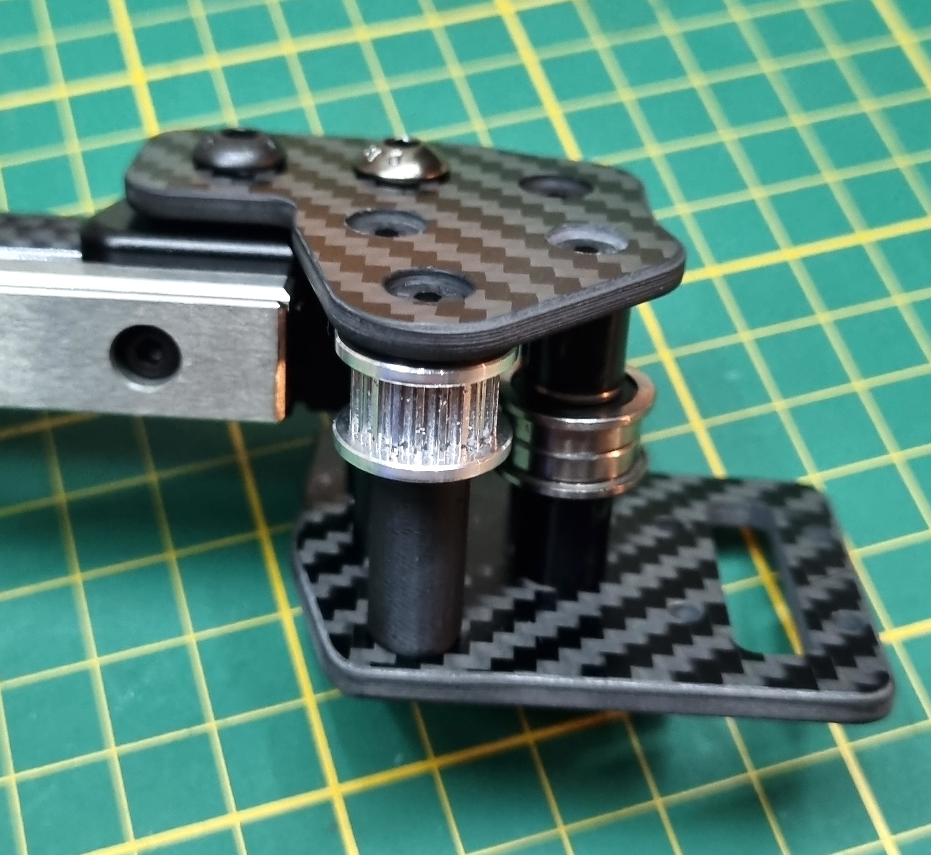 Toothed idlers adapters for CNC Carbon Fiber XY Joint from Fysetc by ...
