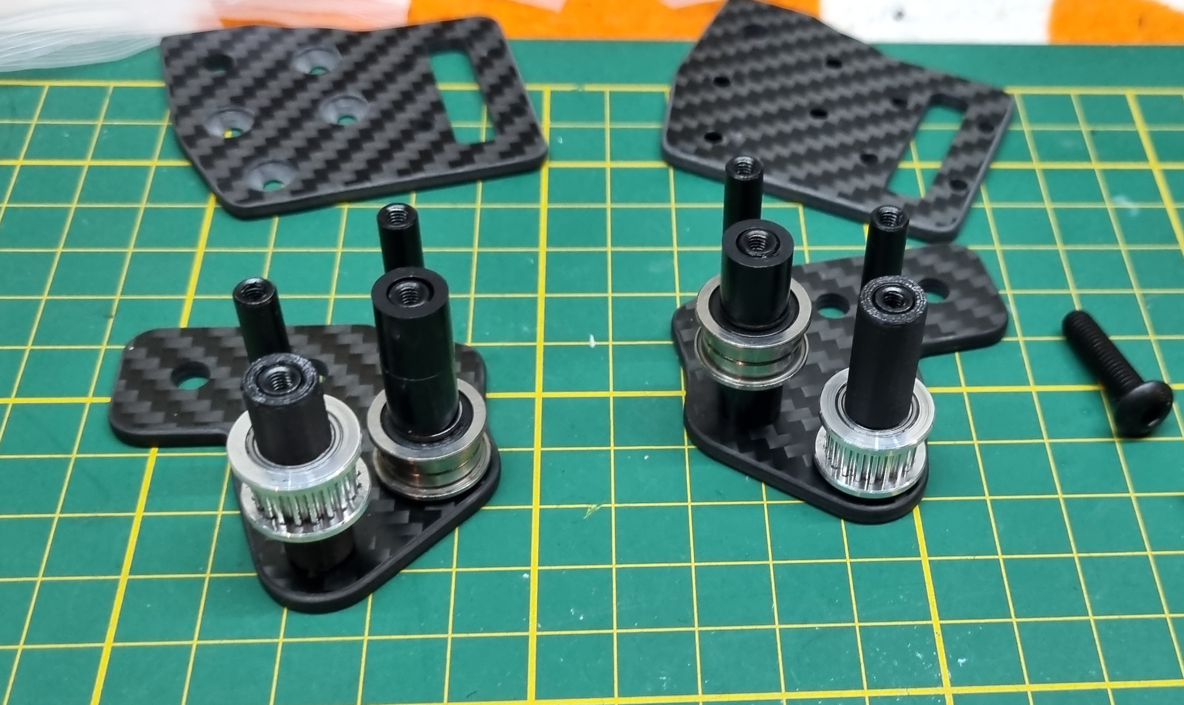 Toothed idlers adapters for CNC Carbon Fiber XY Joint from Fysetc by ...