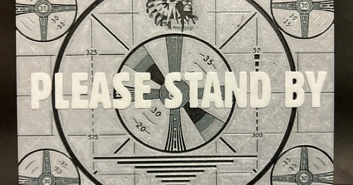 Fallout - Please Stand By by Regis | Download free STL model ...