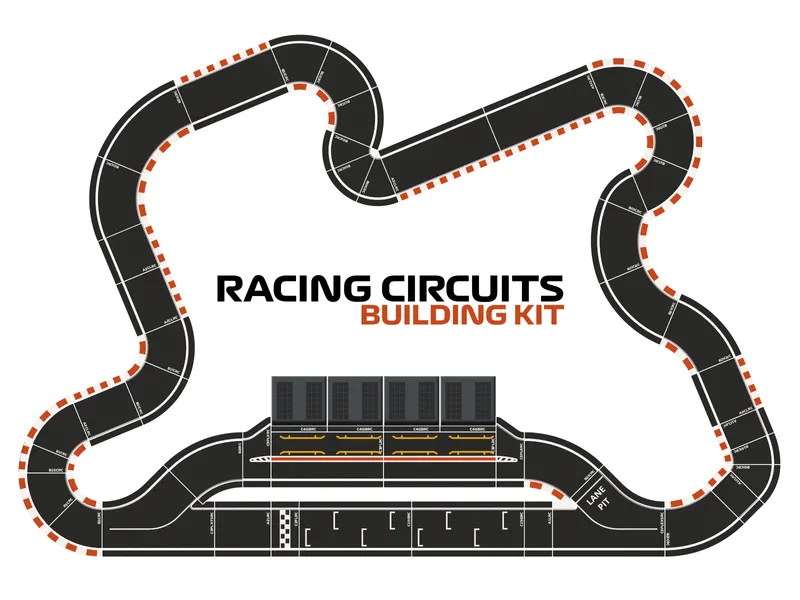 Racing Circuits - building kit - China Shanghai Grand Prix by Michal ...