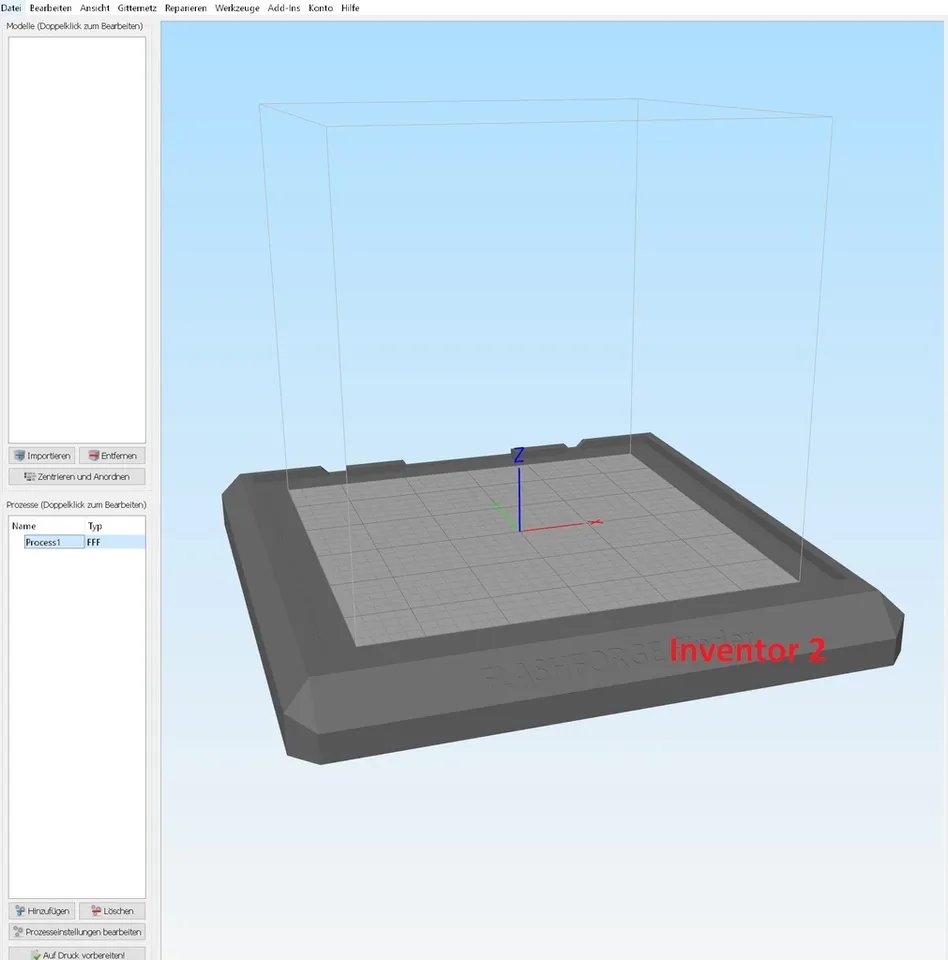 Flashforge Inventor 2 - Bed STL by Hydrahimera | Download free STL ...