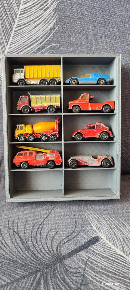 Toy Car Rack with grove for plexiglass by Miro Plays | Download free ...