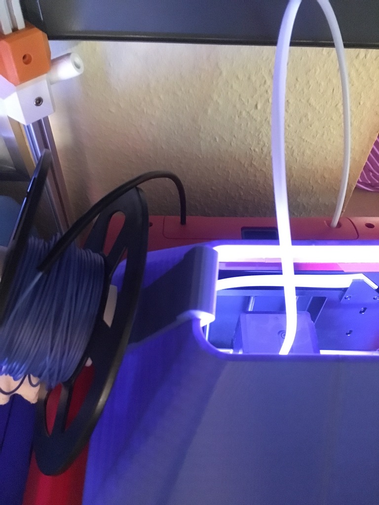 Flashforge Finder Top Cover Filamend Holder Clip by Hydrahimera ...