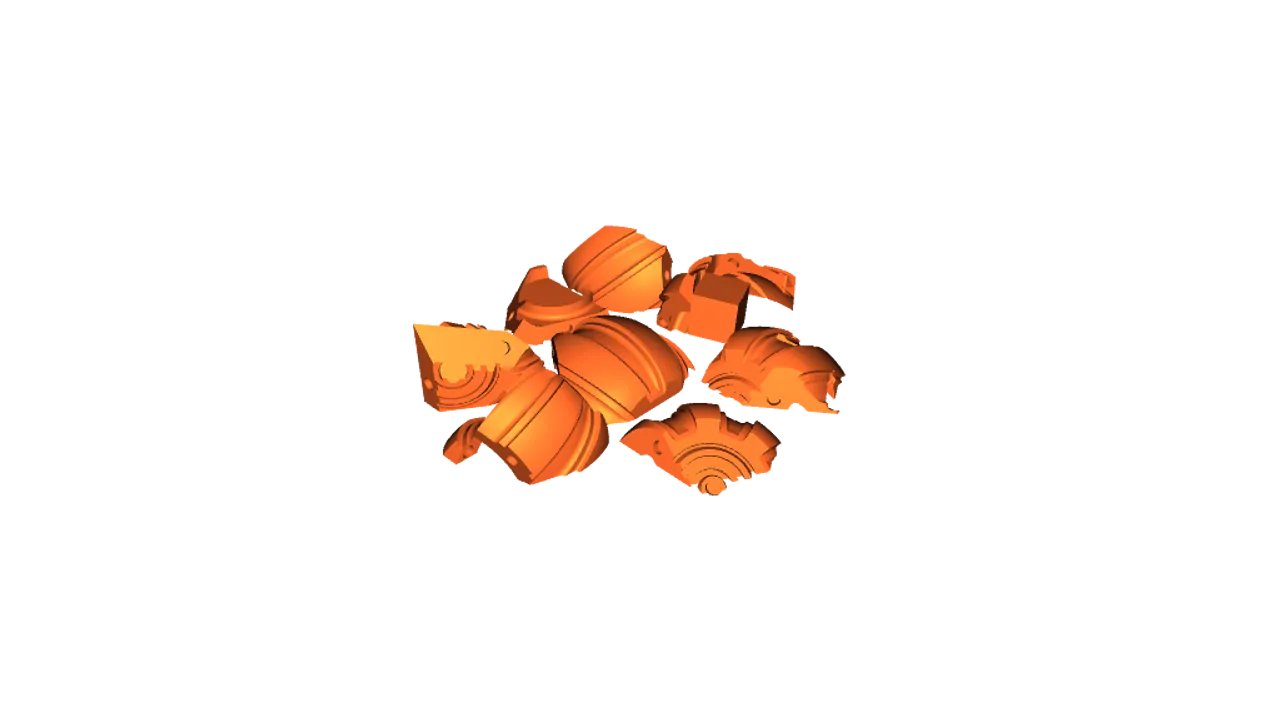 Exploding Pumpkin "Bomb" by Jacob Kincheloe | Download free STL model ...