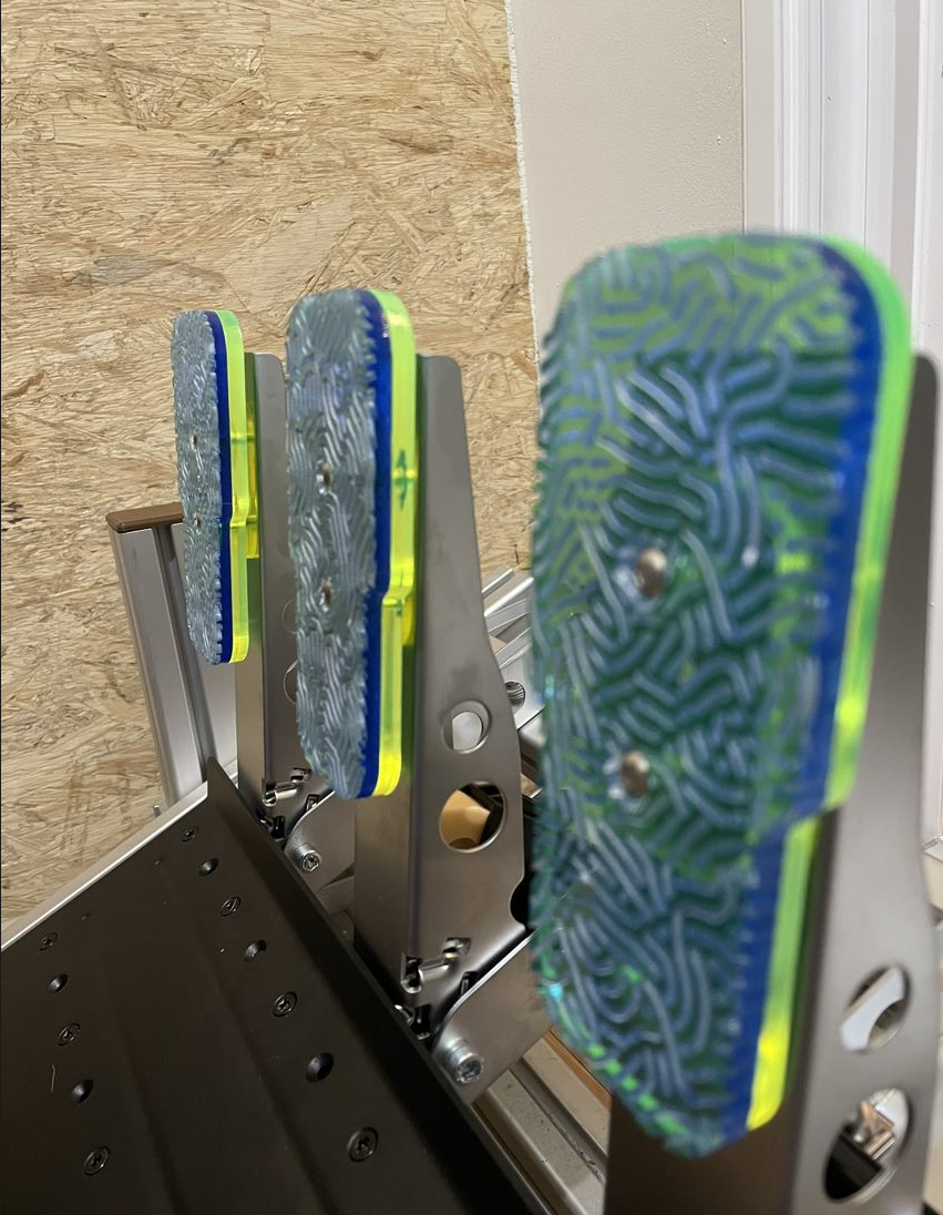 Patterned Pedal Face for Fanatec CSL Pedals by ToWcH | Download free ...