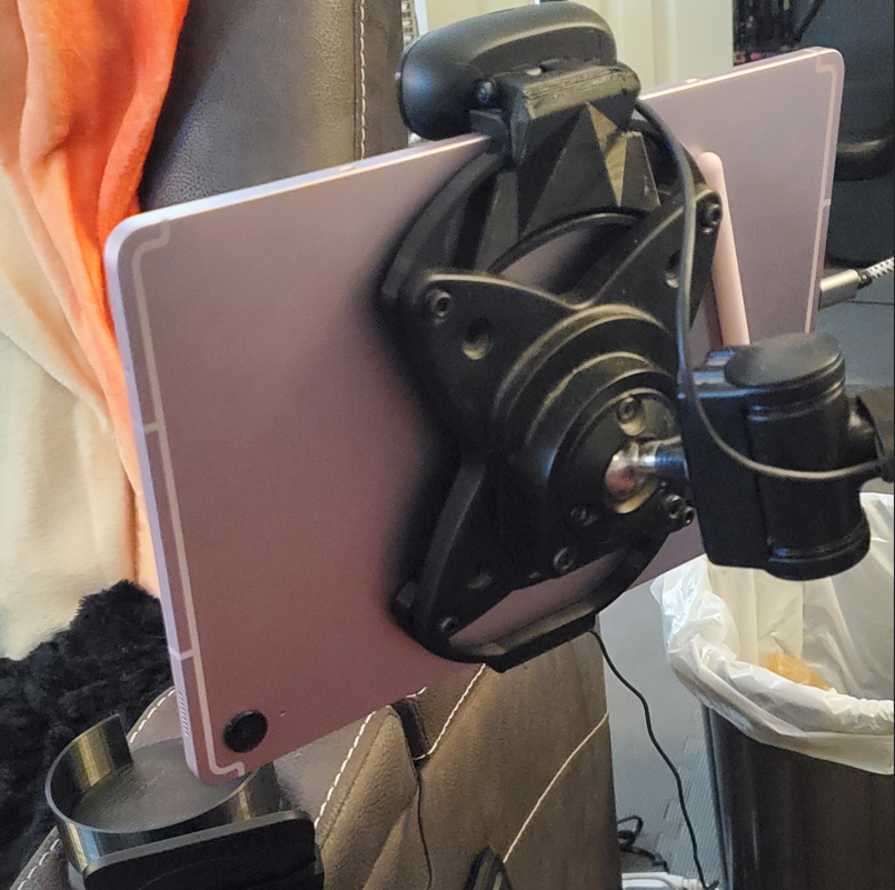 Samsung Tab 9 FE 100mm VESA Brackets by taosd | Download free STL model ...