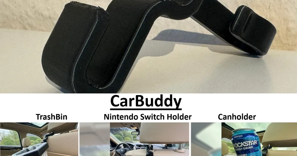 Carbuddy v1- Drivers Best Friend! par RealNationPrint | Téléchargez gratuitement un modèle STL ...