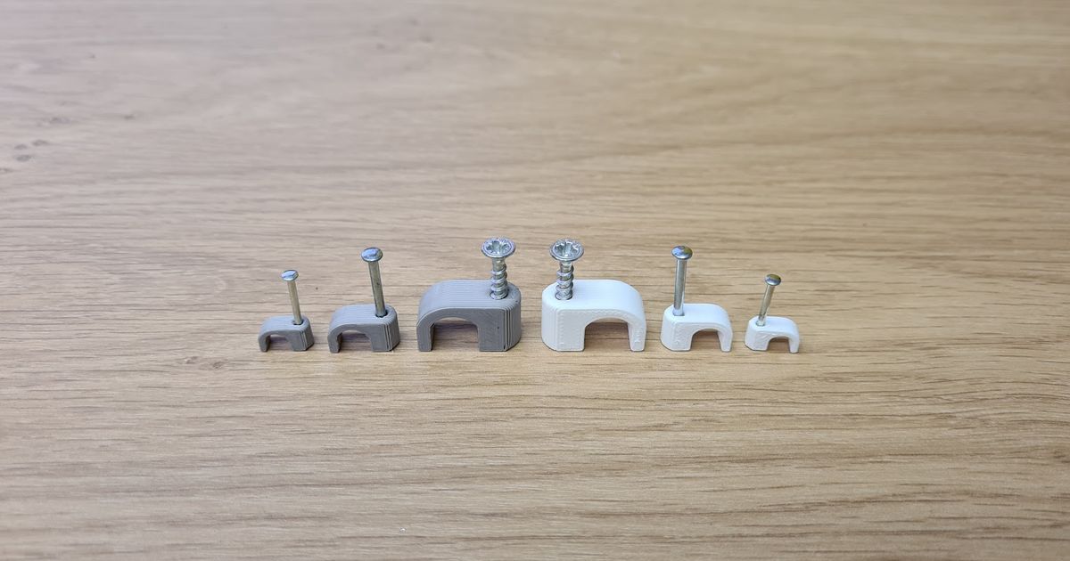 Internet Cable clip in 3minutes by Wilko_SLO | Download free STL model ...