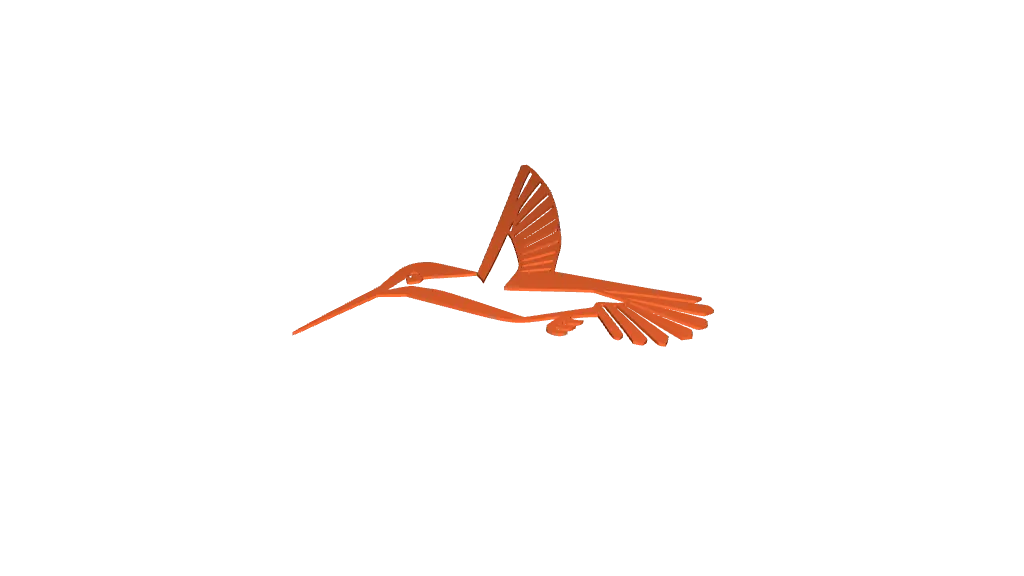 Hummingbird Wall Art #1 by Ninomalbinho | Download free STL model ...