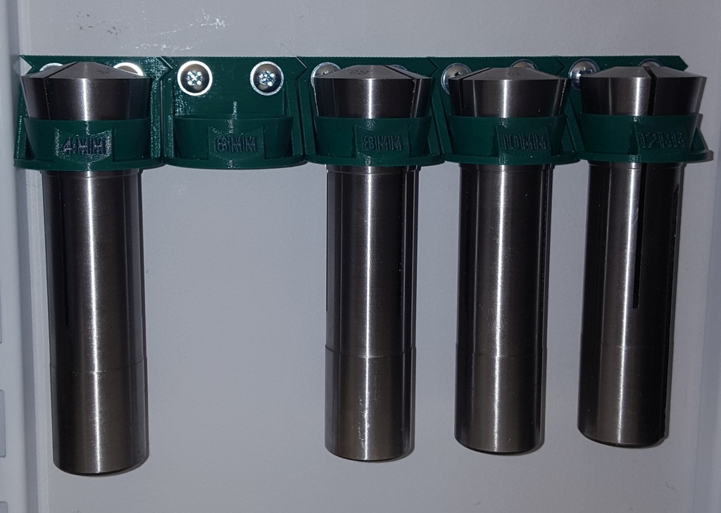 R8 Collet Holders (Metric) by Gazz292 | Download free STL model ...