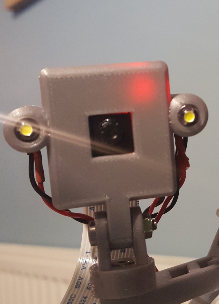 Pi Cam Case With LED's by Gazz292 | Download free STL model ...