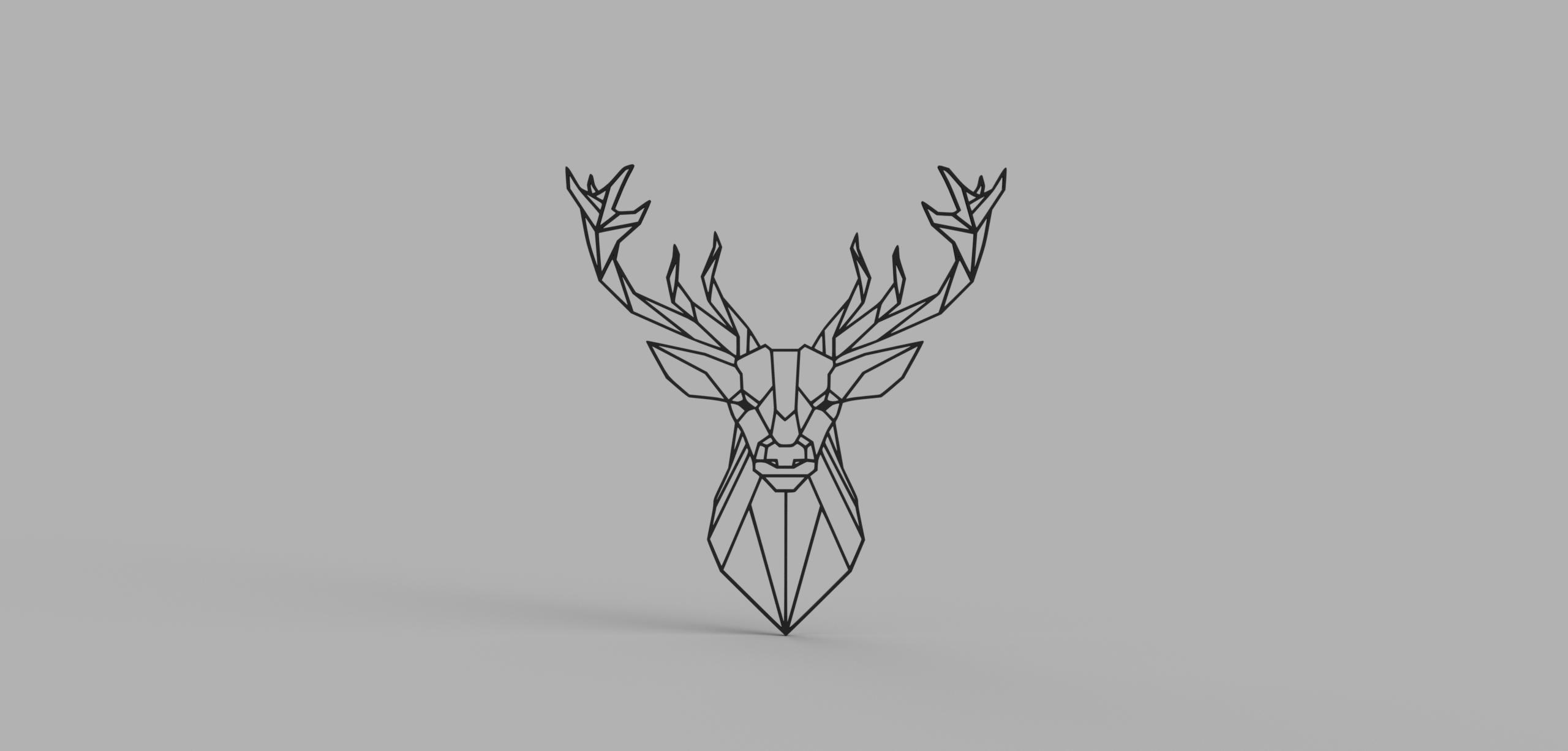 Hirsch Wall Art by Vave3D | Download free STL model | Printables.com