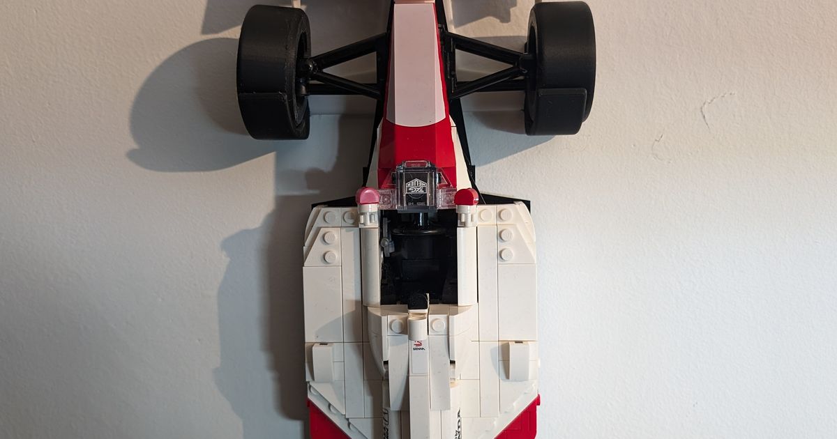 Lego 10330 McLaren & Senna wall mount by Dickens | Download free STL ...