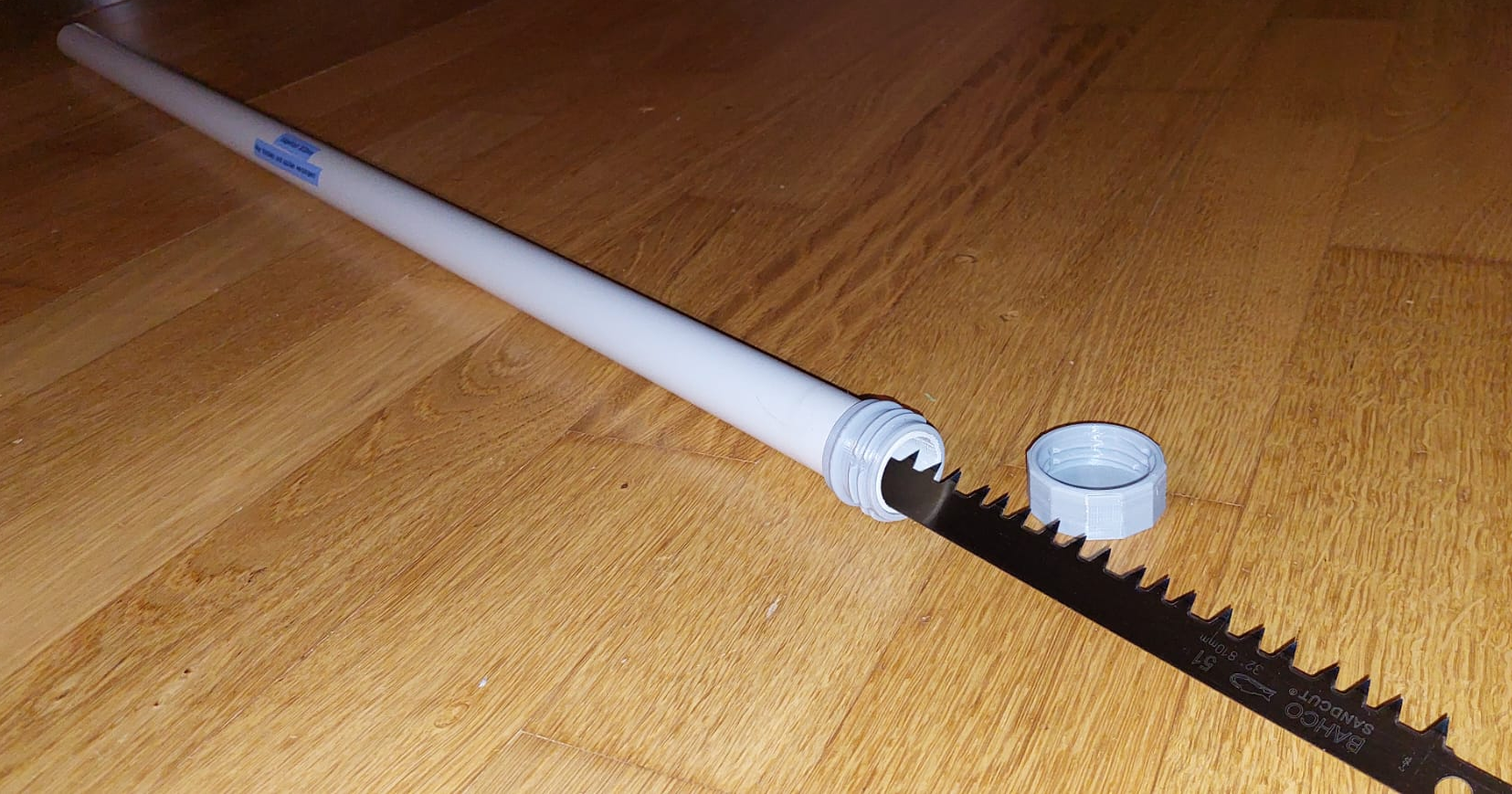 Threaded cap for 25mm tube by Jboon | Download free STL model ...