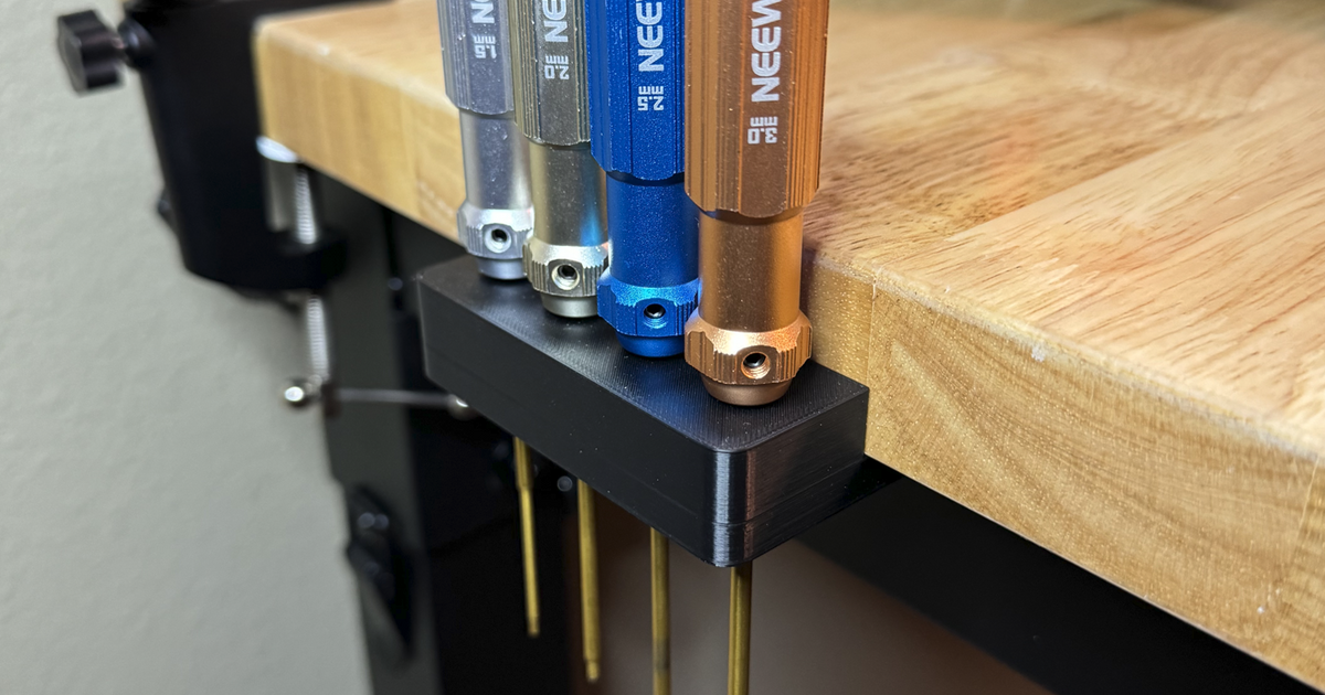Neewer Hex Driver Holder by typicalprints | Download free STL model | Printables.com
