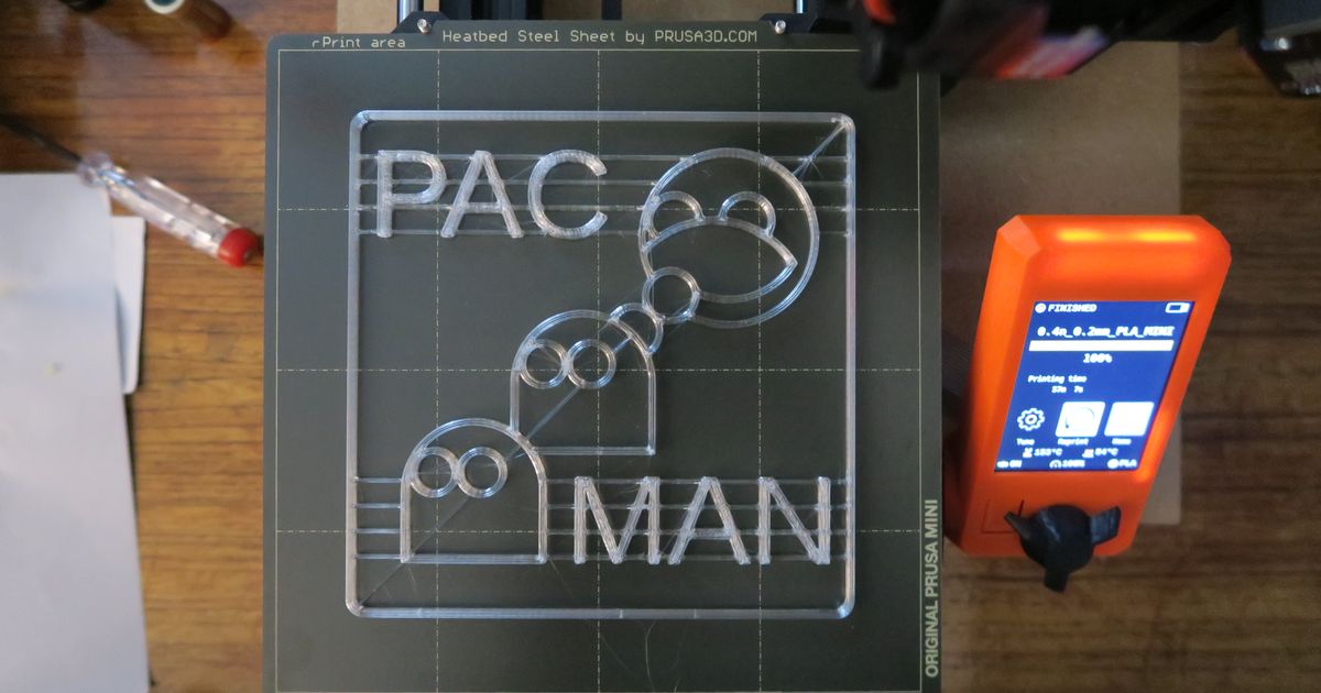 Pacman wall art by Mads T | Download free STL model | Printables.com