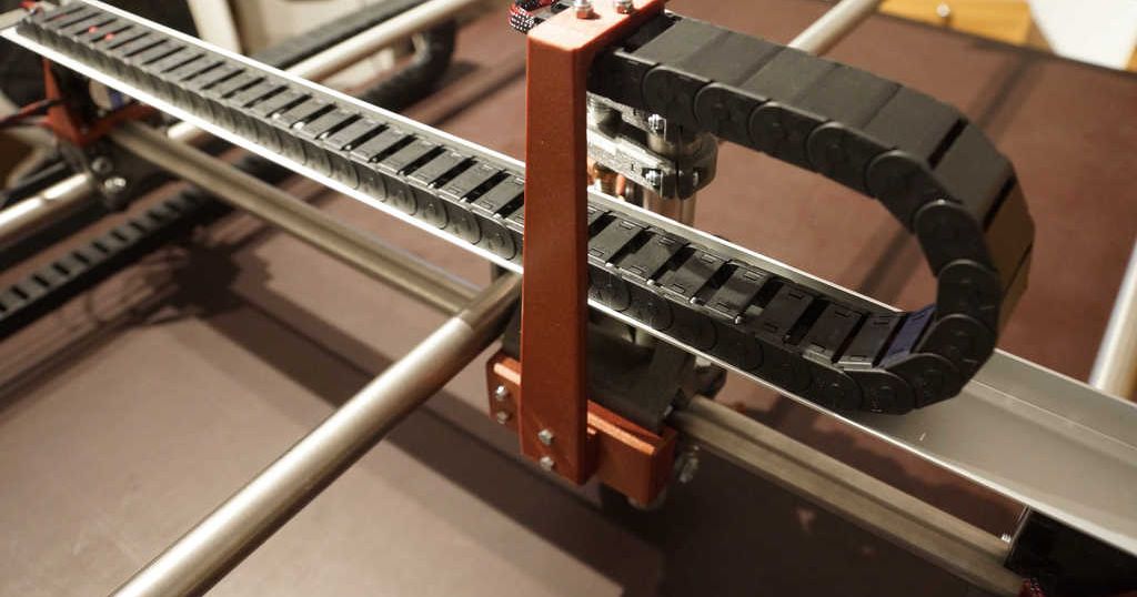 MPCNC drag chain mount for z-axis by JP | Download free STL model ...