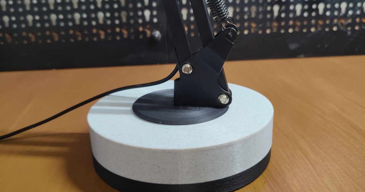 Minimalist Weighted lamp base by LordMlekk | Download free STL model ...