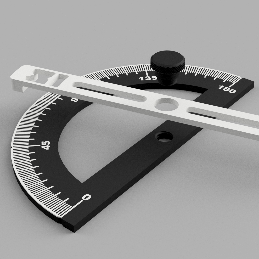 Protractor V2 - More Betterness by JohnMartin | Download free STL model ...