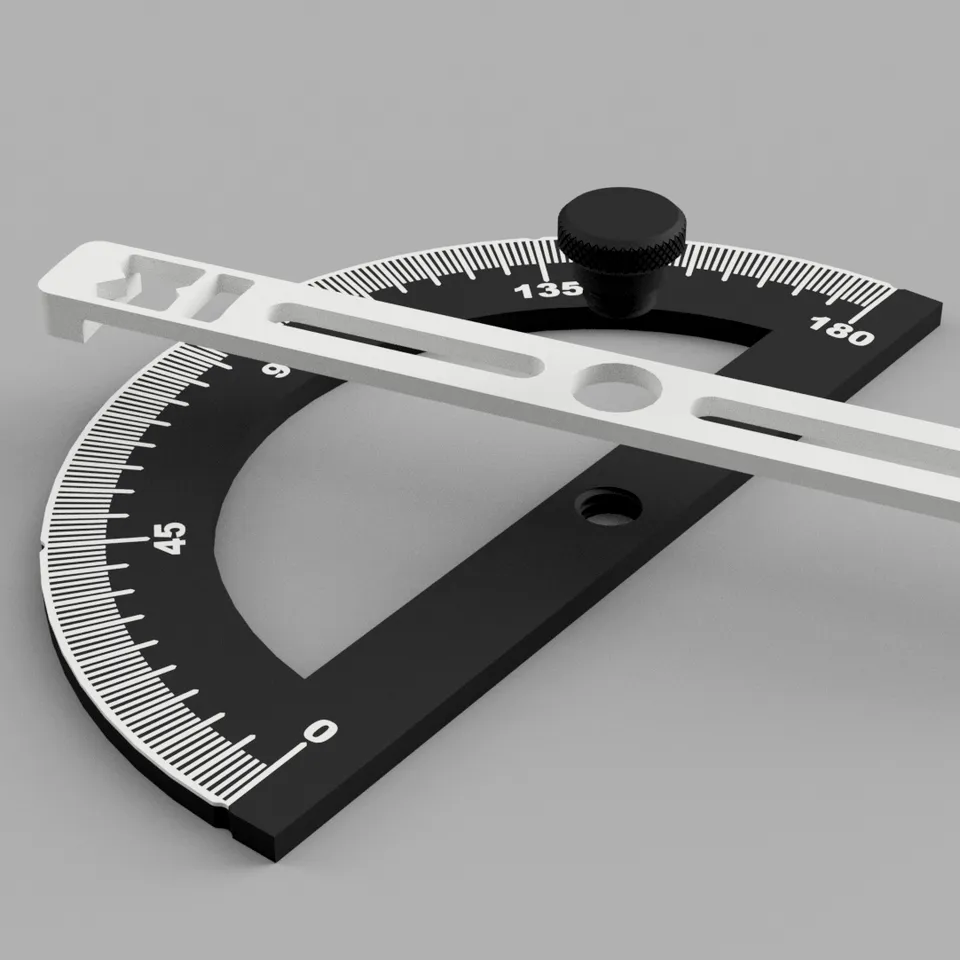 Protractor V2 - More Betterness by JohnMartin | Download free STL model ...