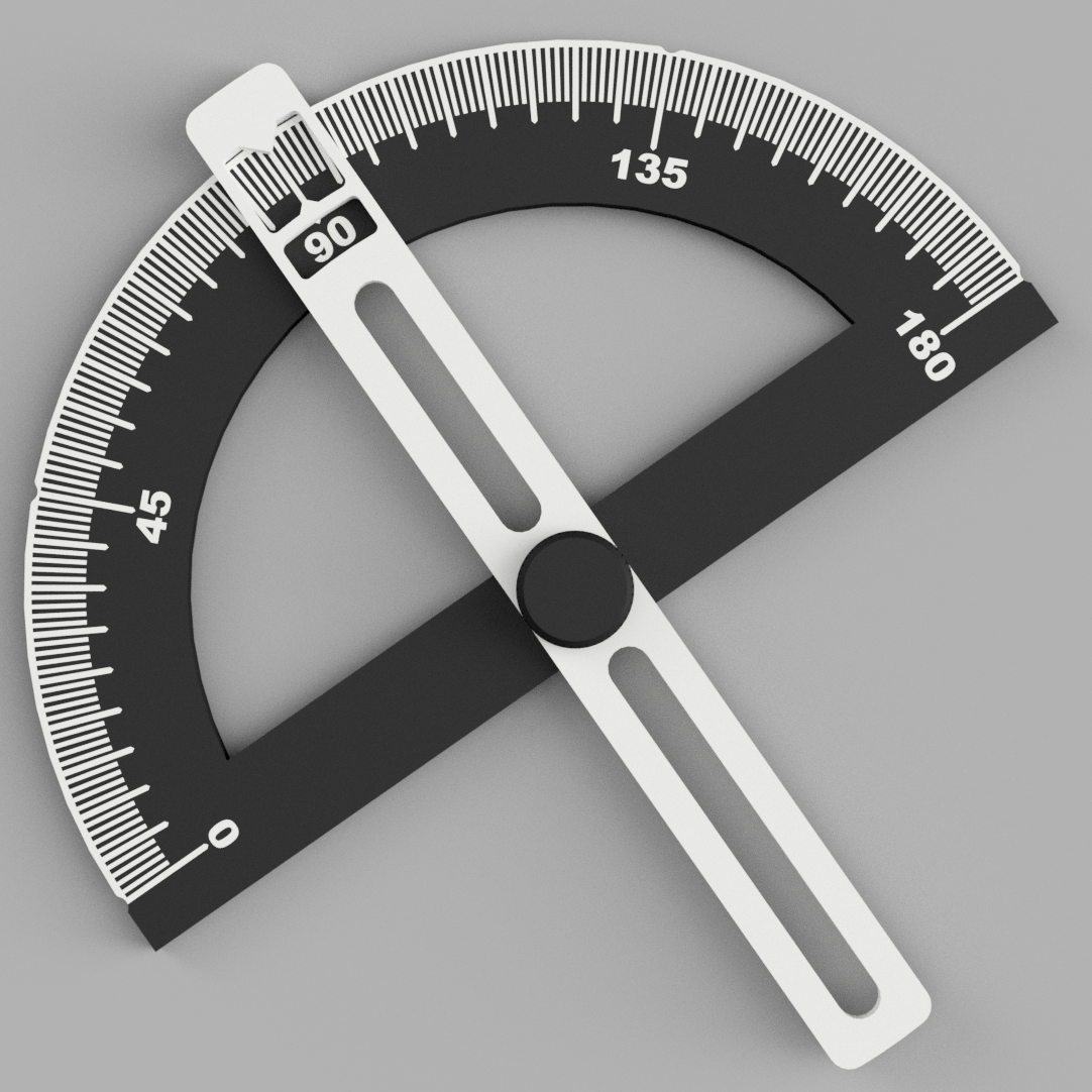 Protractor V2 - More Betterness by JohnMartin | Download free STL model ...