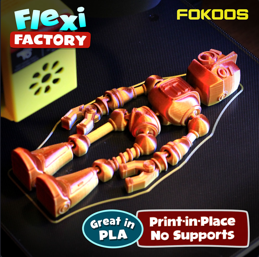 Flexible robot by flexi-factory. by Computerguy | Download free STL ...