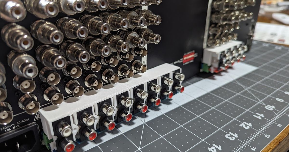 Extron Crosspoint Phoenix Adapter Spacer by Viledisgorgement | Download ...