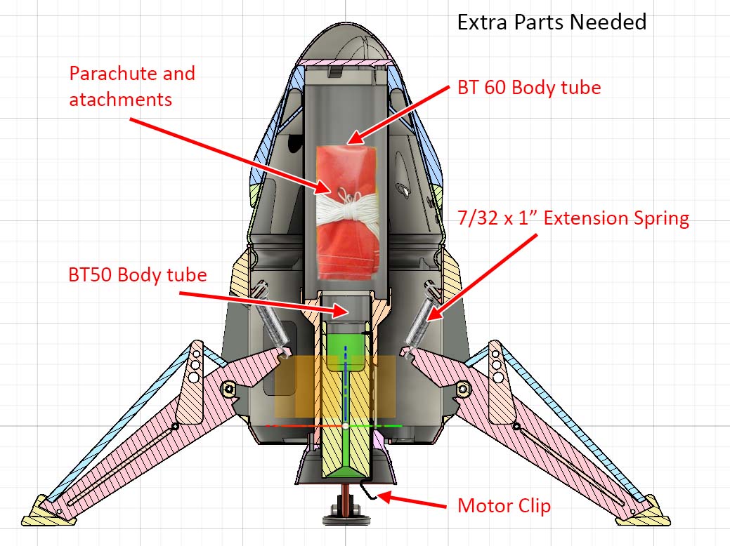 SpaceX Dragon Lander by Jamie Claye | Download free STL model ...