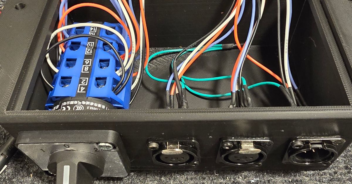 4 Pin XLR Selector Switch by VoltBringer | Download free STL model ...