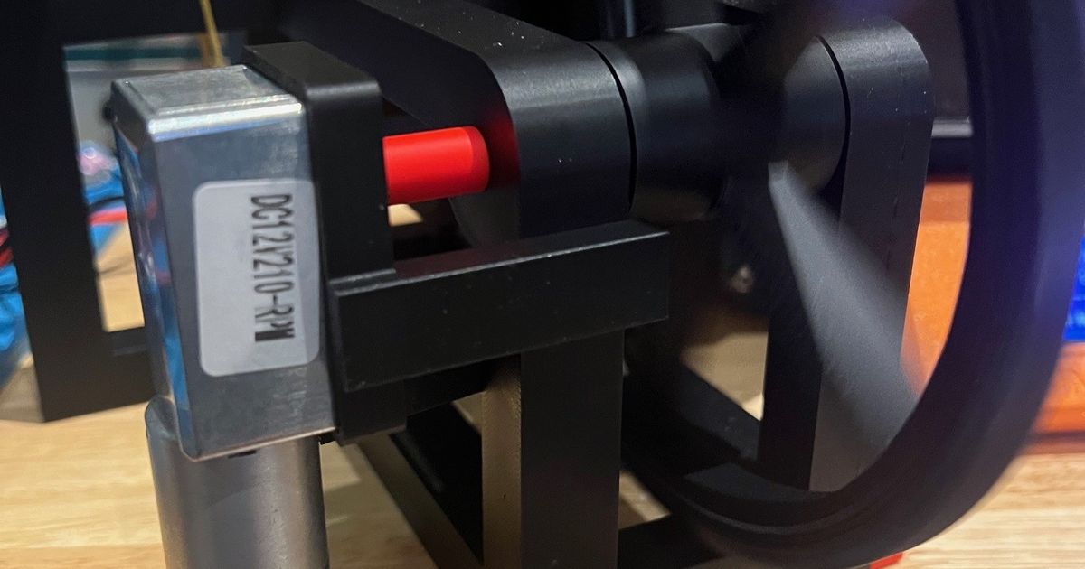 Motor mount for GIANT Mechanical Laser Show by locomoco | Download free ...