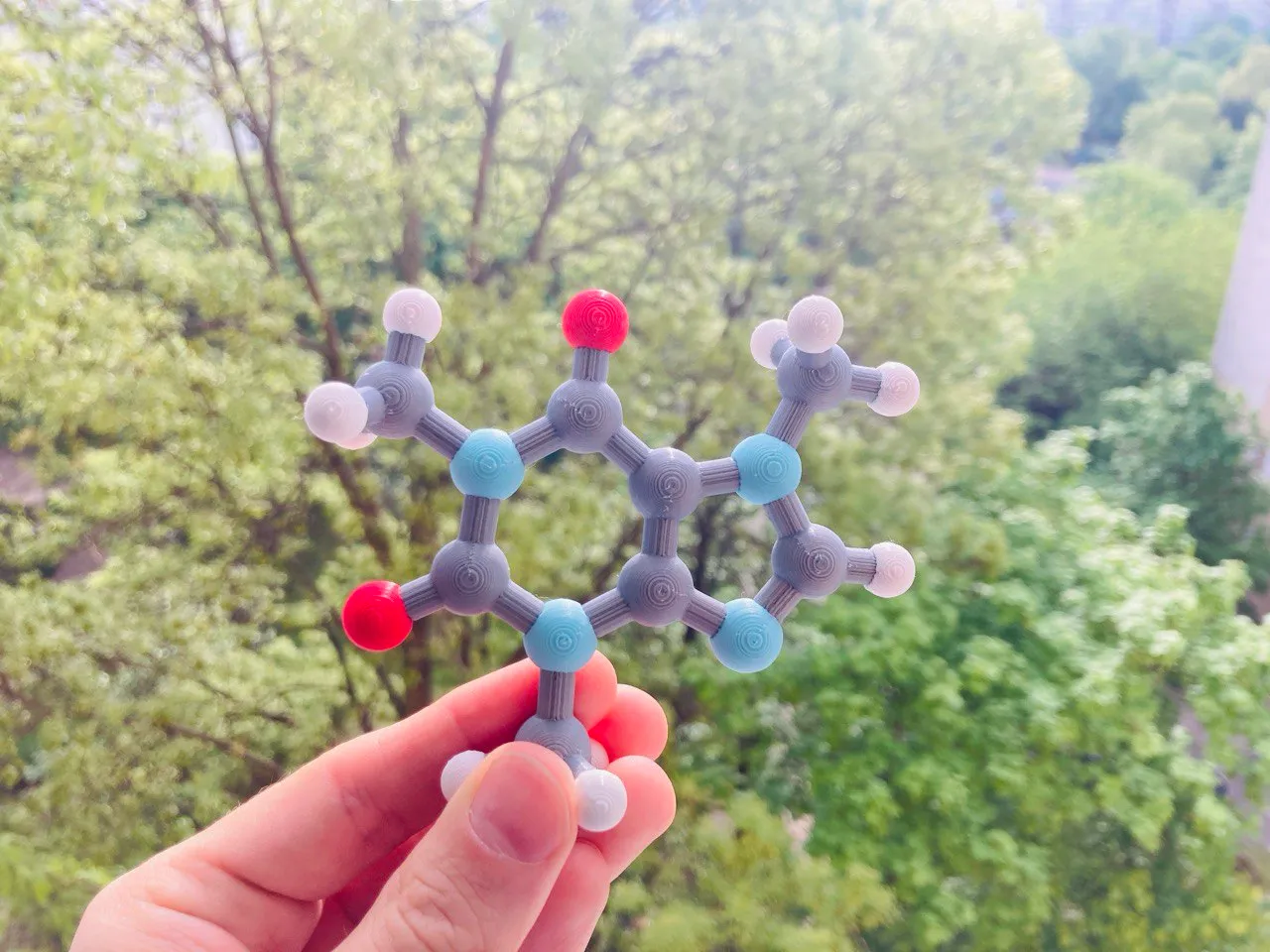 3d Structure Of Caffeine
