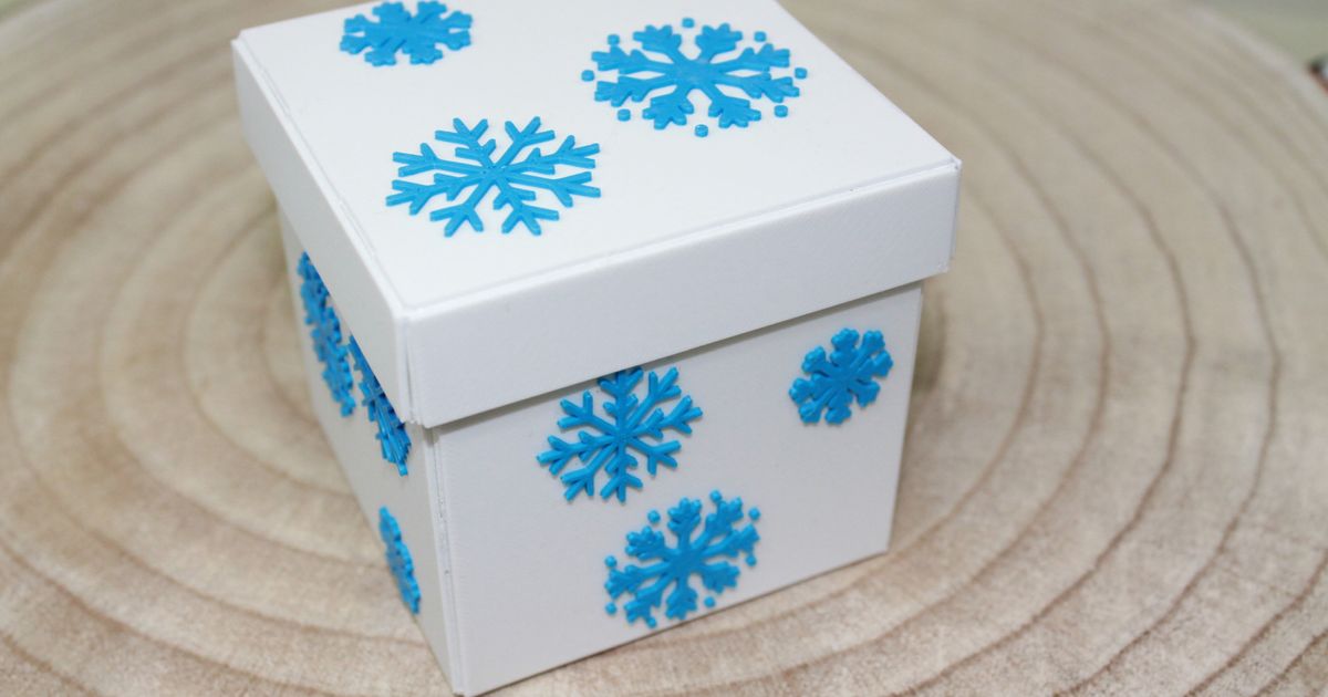 Foldable Snow flakes Box by Franchescor | Download free STL model ...