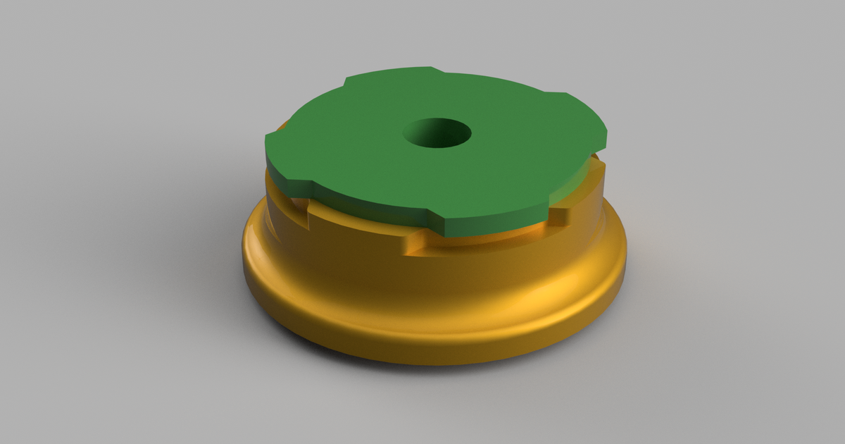 Locking Quad Lock Mount by Paul Lützner | Download free STL model | Printables.com