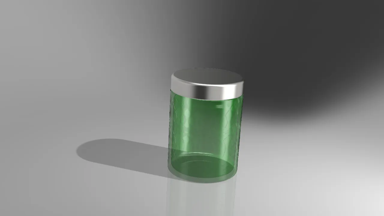 Stash Jar-76mm x 100 mm by jermaine | Download free STL model ...