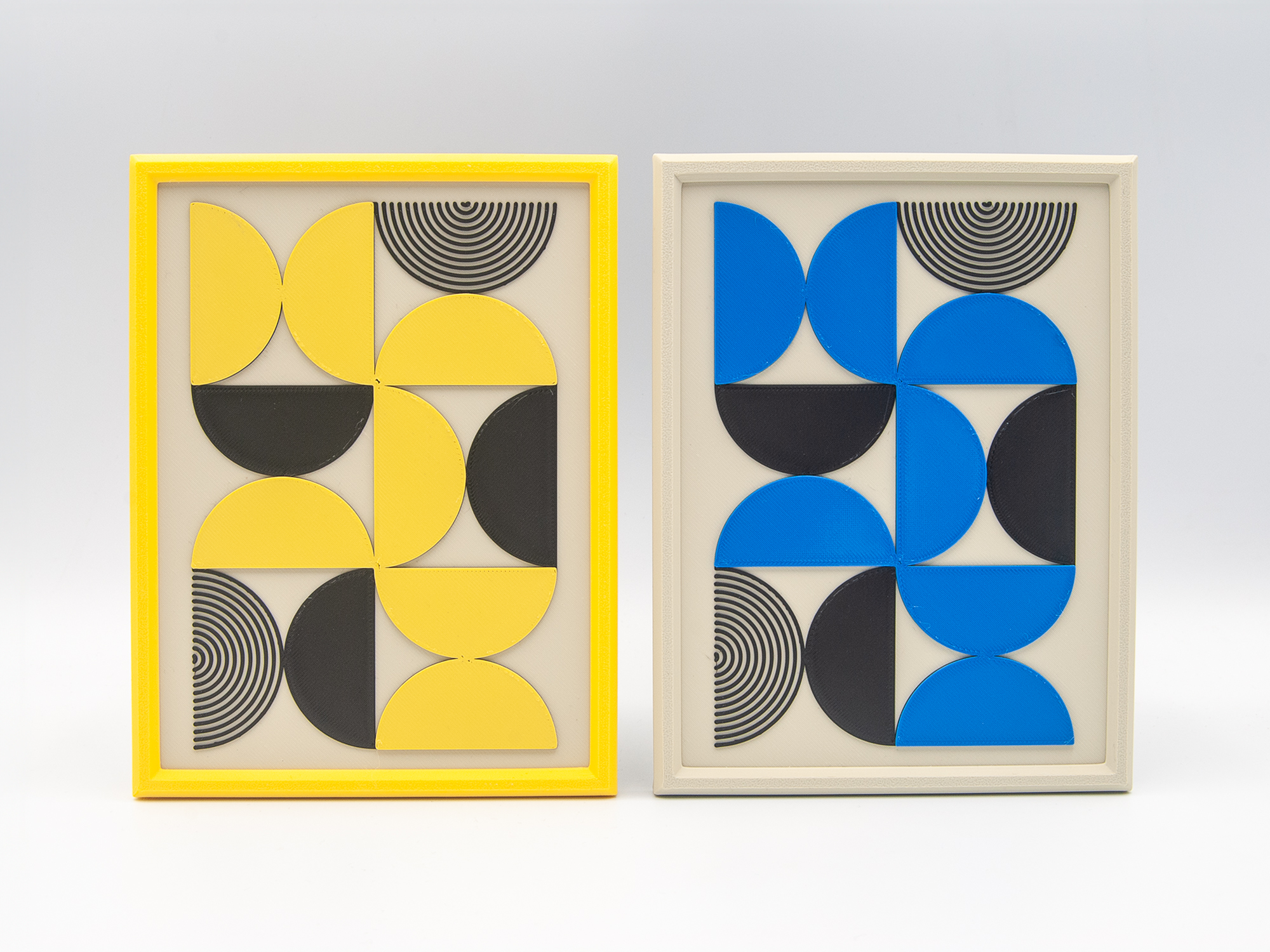 Bauhaus Wall Art Frame Set por Bamingo Design | Descargar modelo STL ...