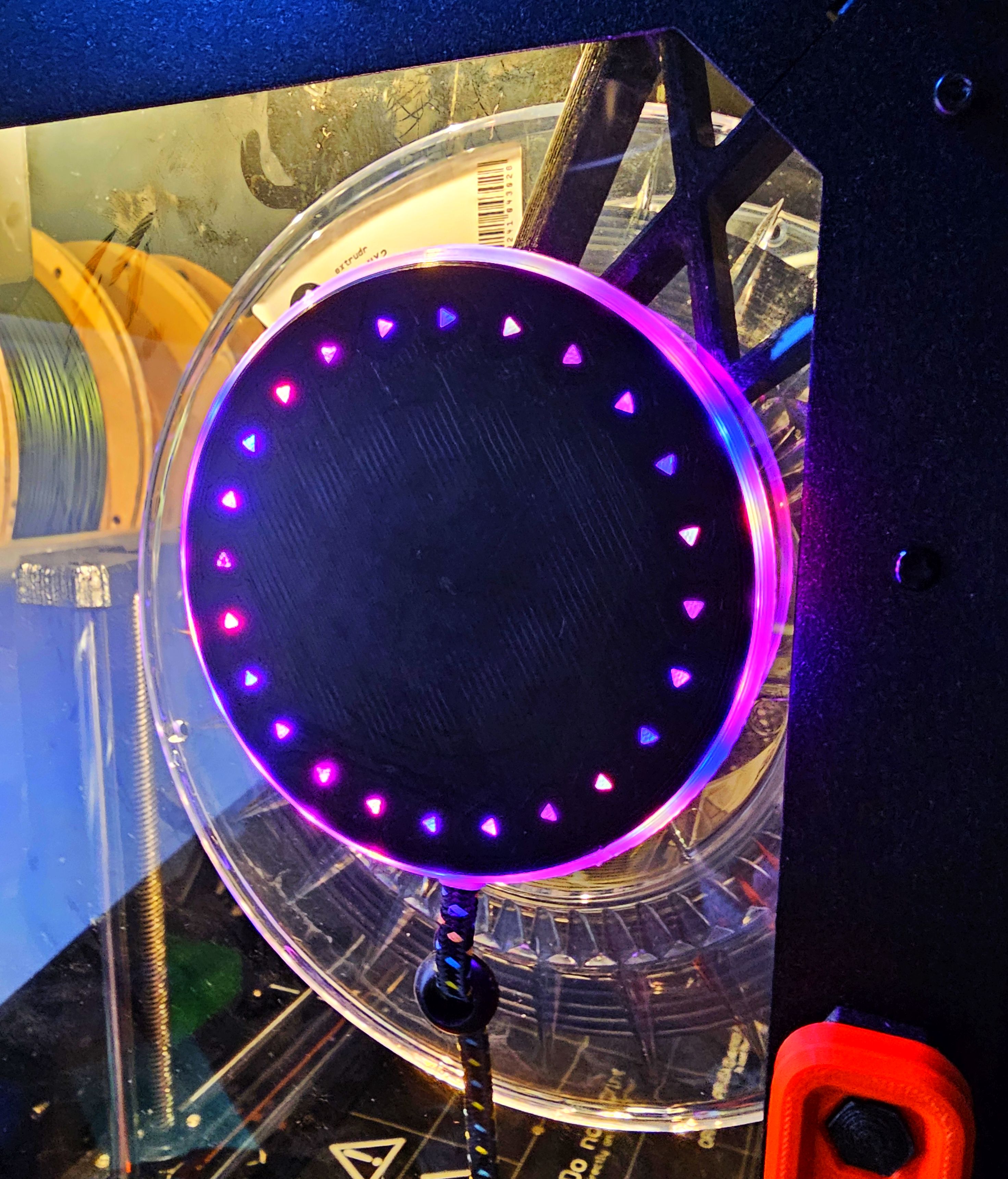 WS2812 Octoprint ring indicator - alternate lid designs by Tobias ...