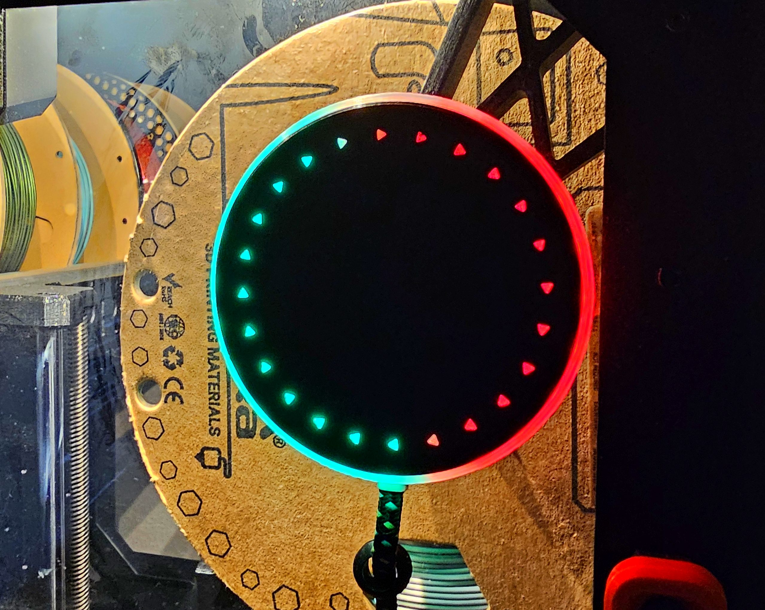 WS2812 Octoprint ring indicator - alternate lid designs by Tobias ...