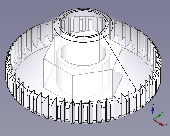 M6 Conic Finger Nuts, Three Types with STL, STEP and FCStd FreeCAD ...