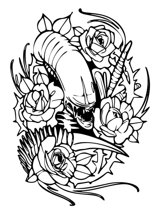 Roses Alien Wall Art by Jura Švébiš | Download free STL model ...